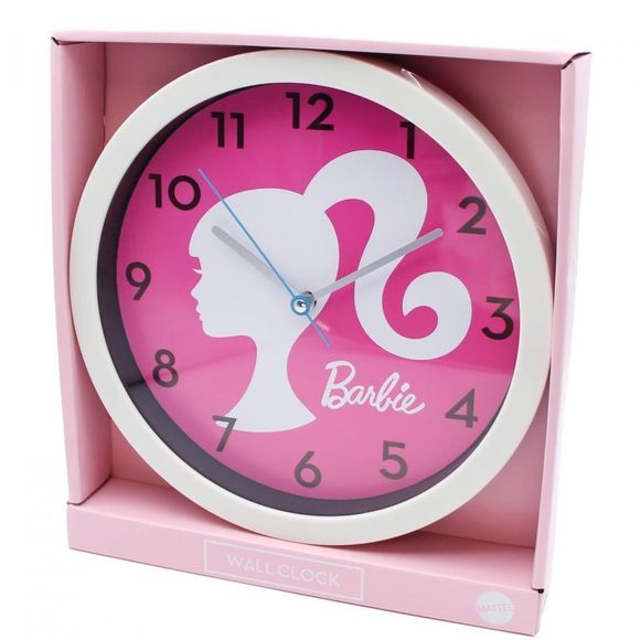 Barbie | Wall Decor | Barbie Mattel Silhouette Logo Analog Wall Clock ...